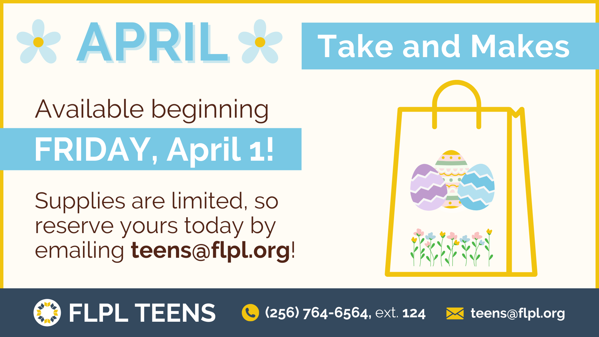 Florence-Lauderdale Public Library Teen Programs