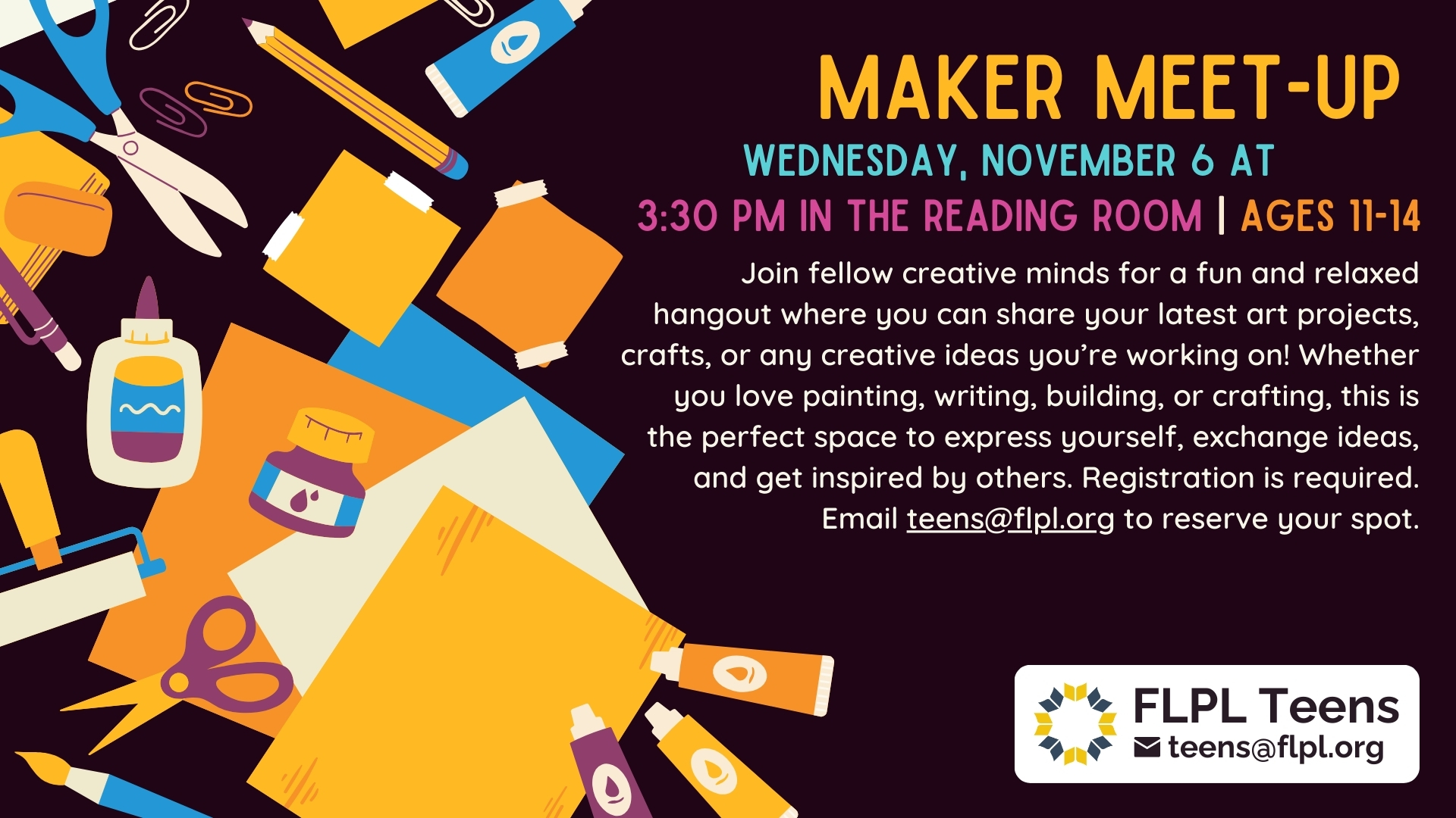 Florence-Lauderdale Public Library Teen Programs