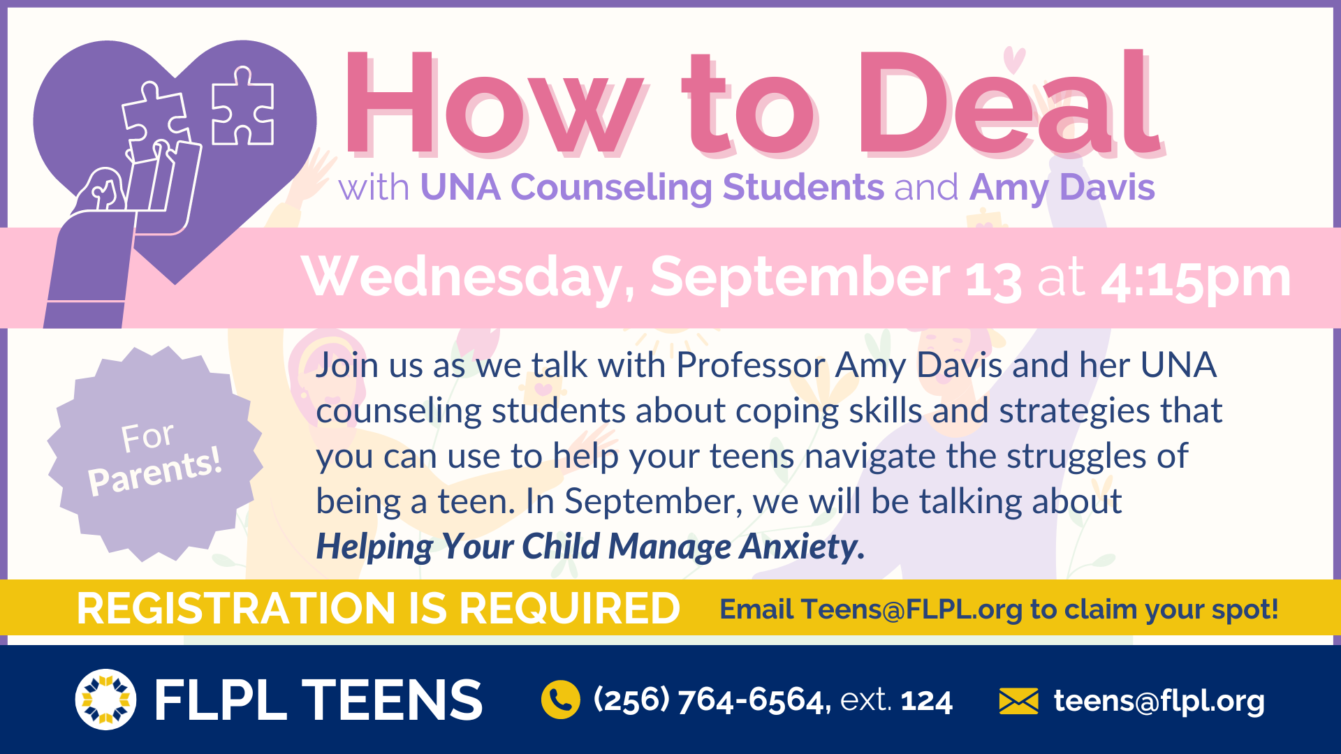 Florence-Lauderdale Public Library Teen Programs