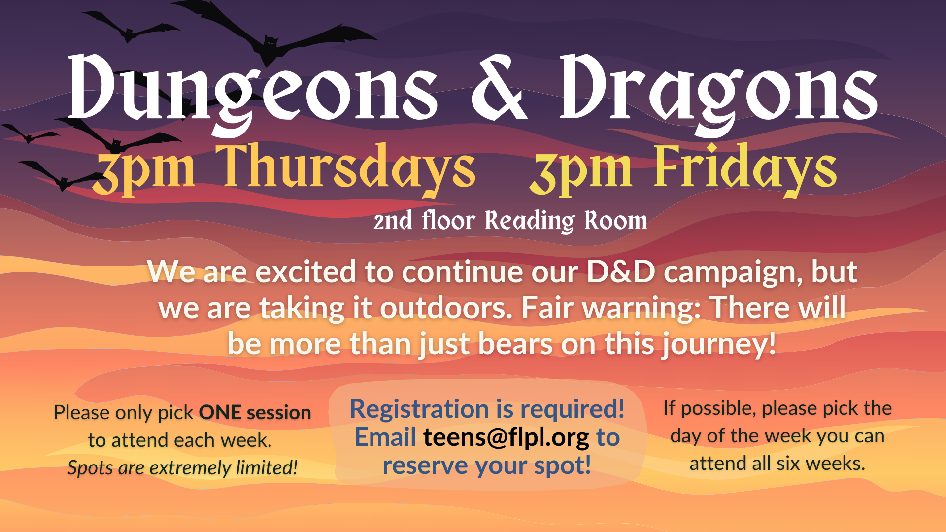 Florence-Lauderdale Public Library Teen Programs