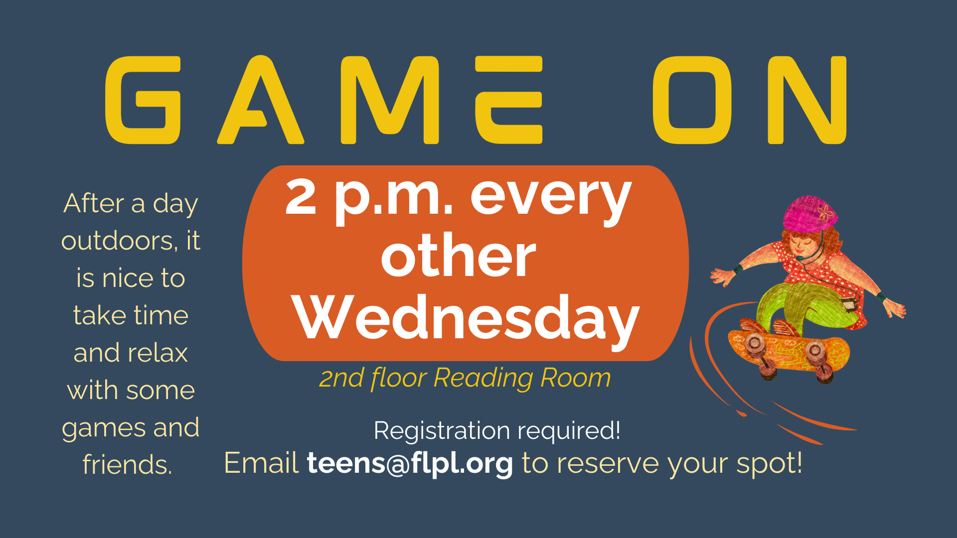 Florence-Lauderdale Public Library Teen Programs