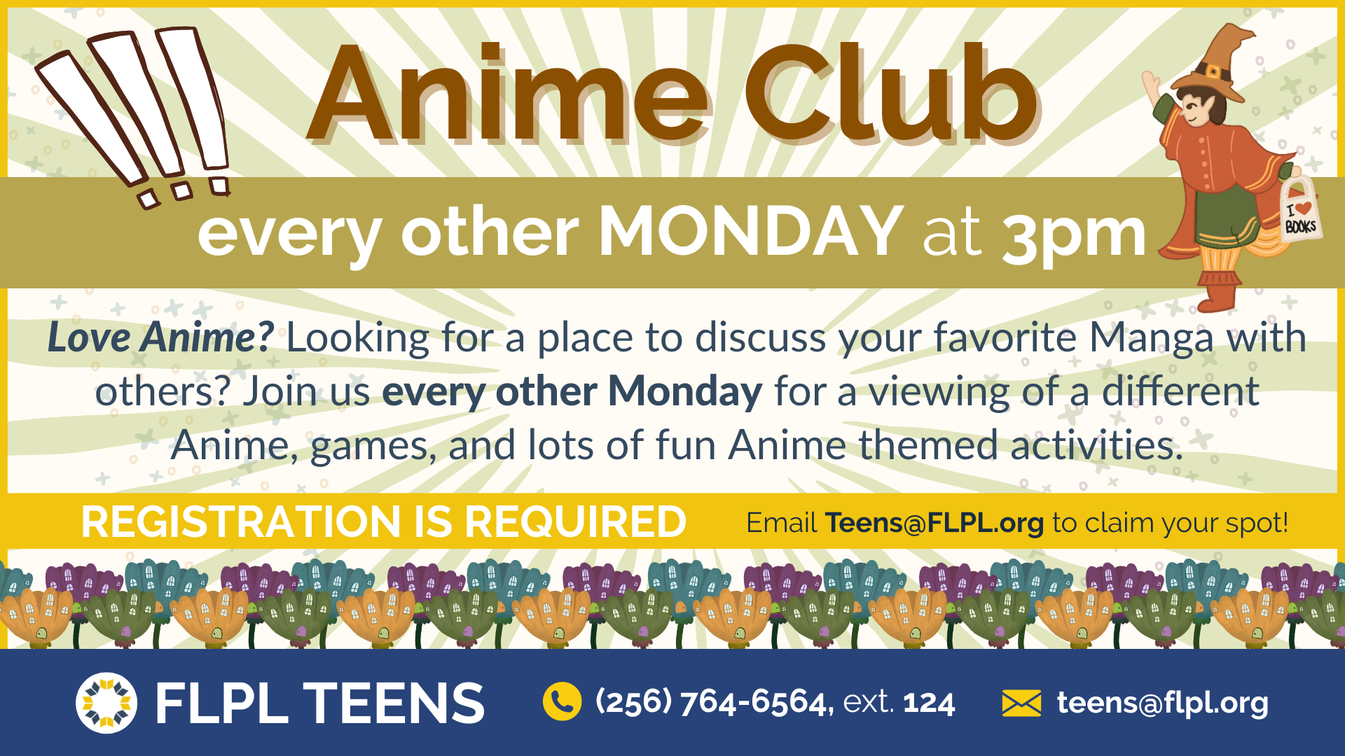 Florence-Lauderdale Public Library Teen Programs