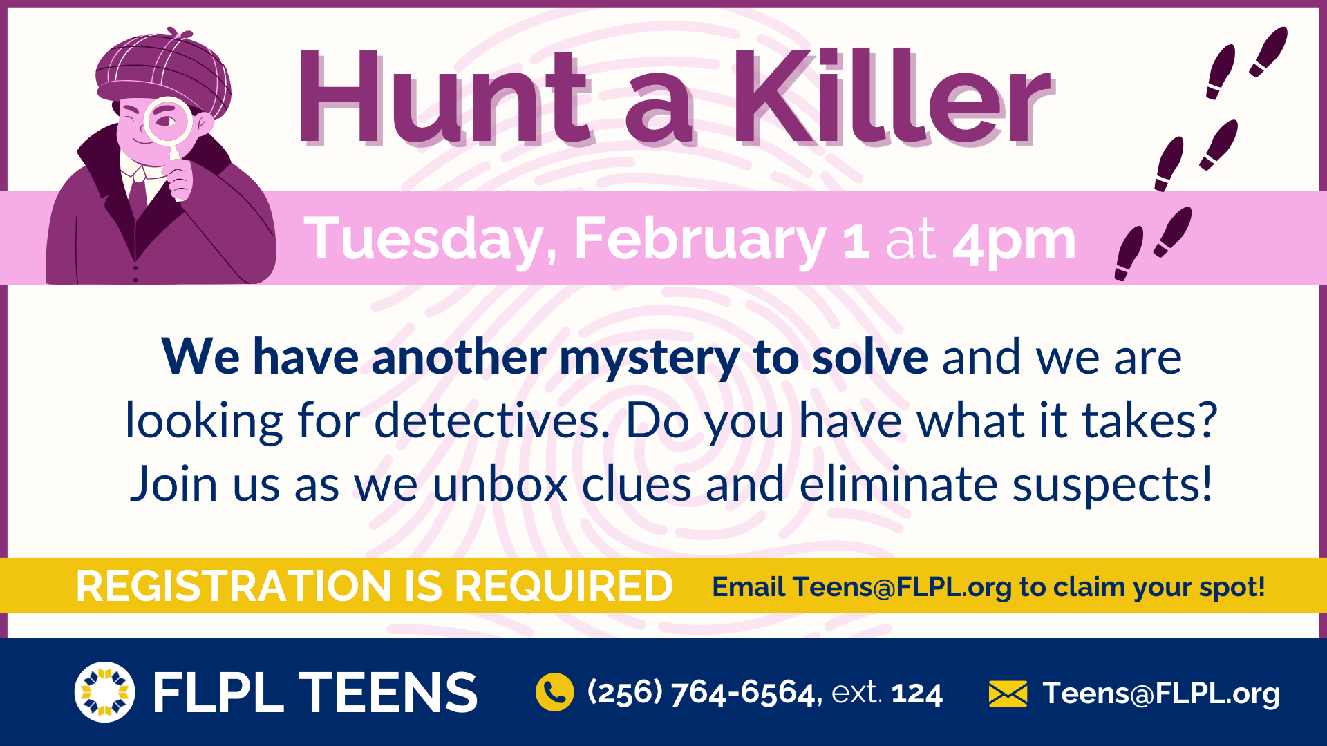 Florence-Lauderdale Public Library Teen Programs