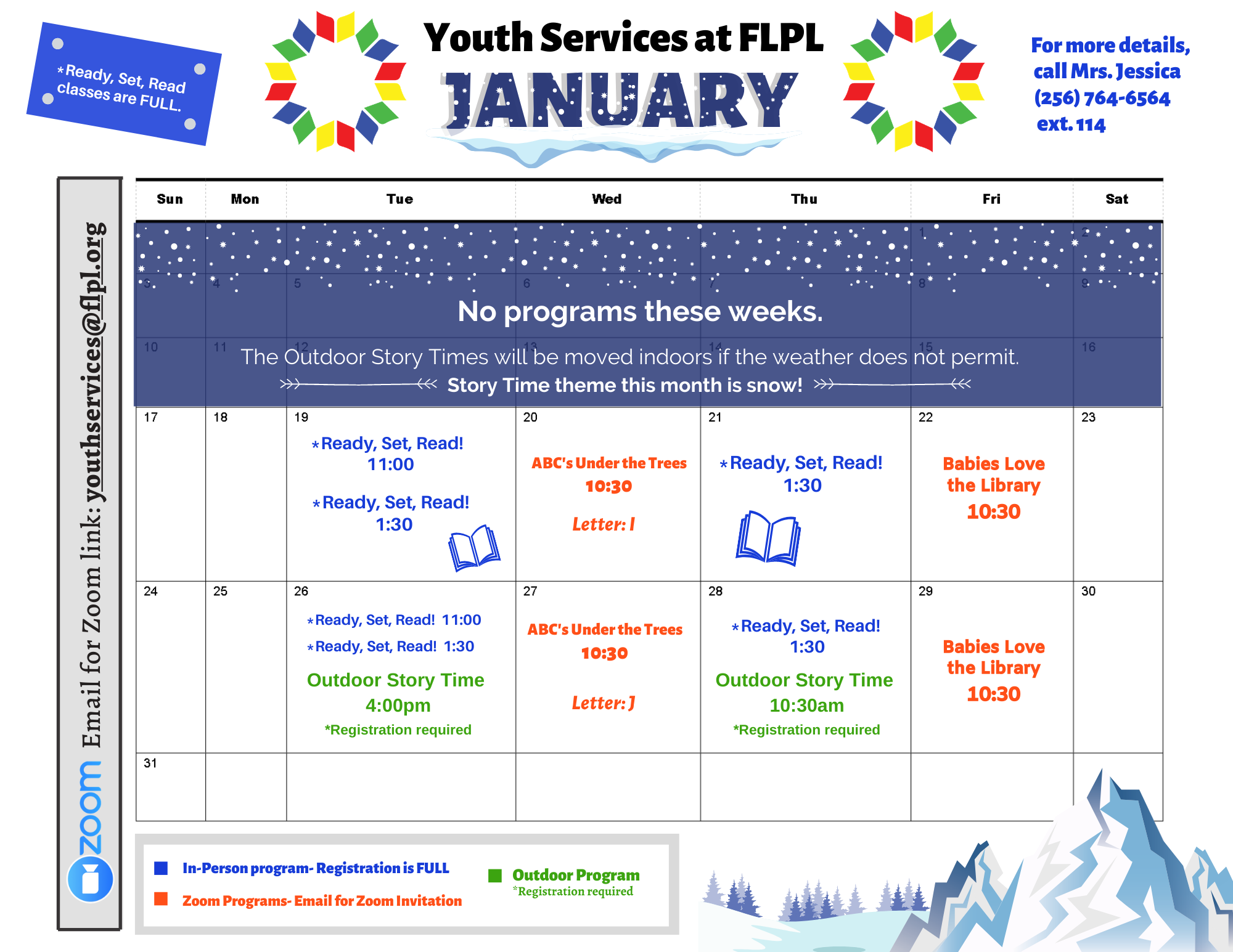 Florence-Lauderdale Public Library Kids Programs