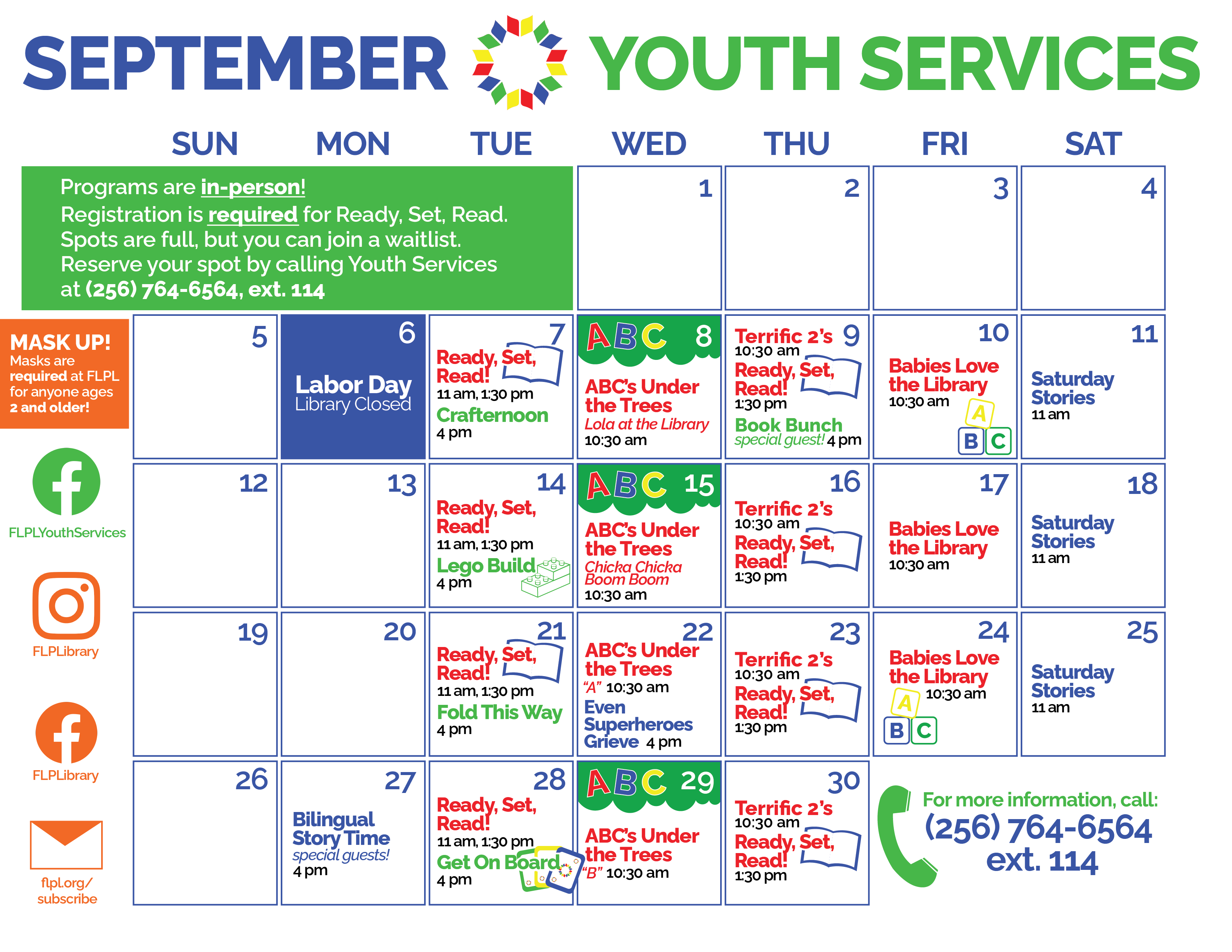 Florence-Lauderdale Public Library Kids Programs