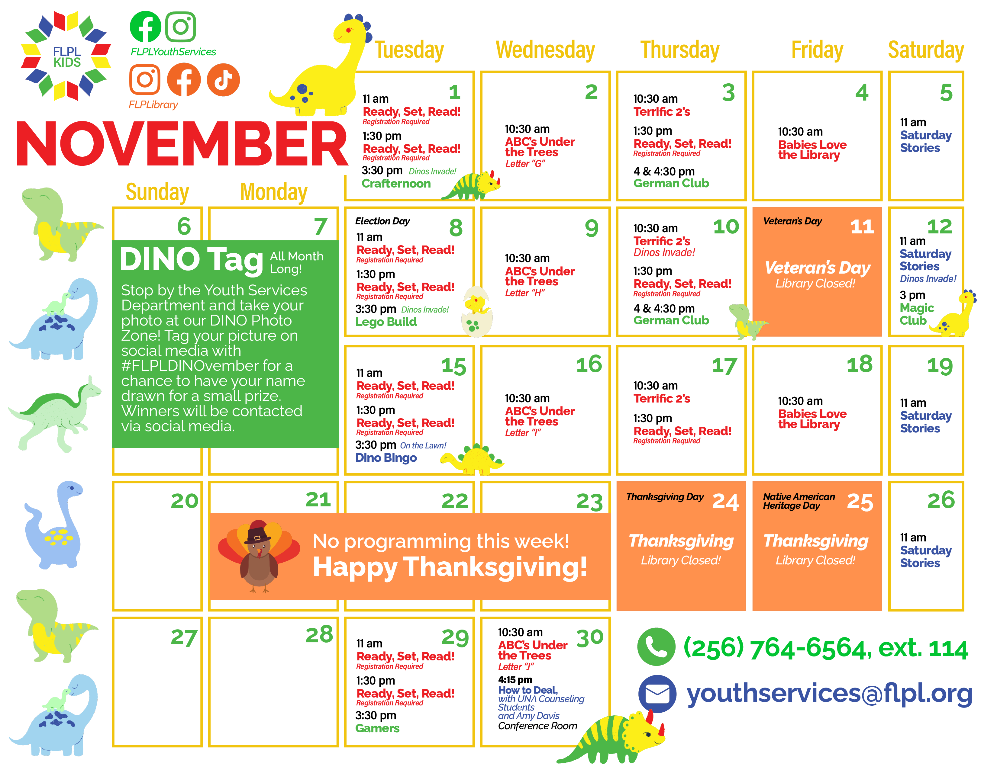 Florence-Lauderdale Public Library Kids Programs